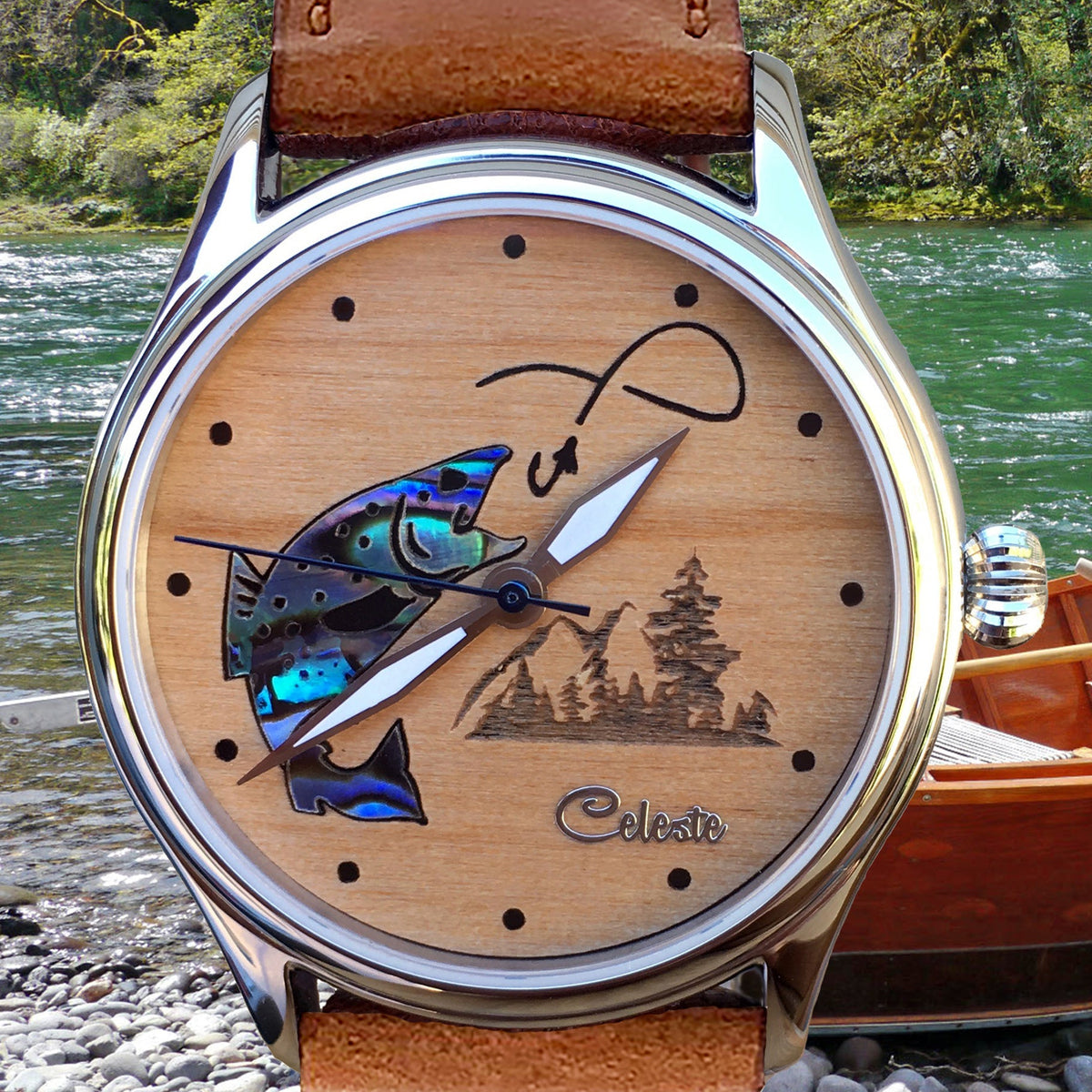 How Wood Watch Faces Add Rustic Charm to Modern Style | Celeste Watch ...